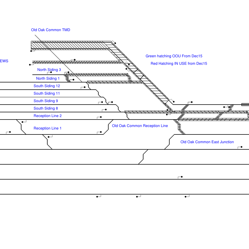 Railway Track Layout for Paddington