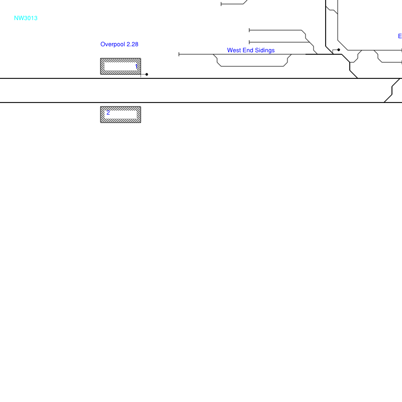 Railway Track Layout for Chester