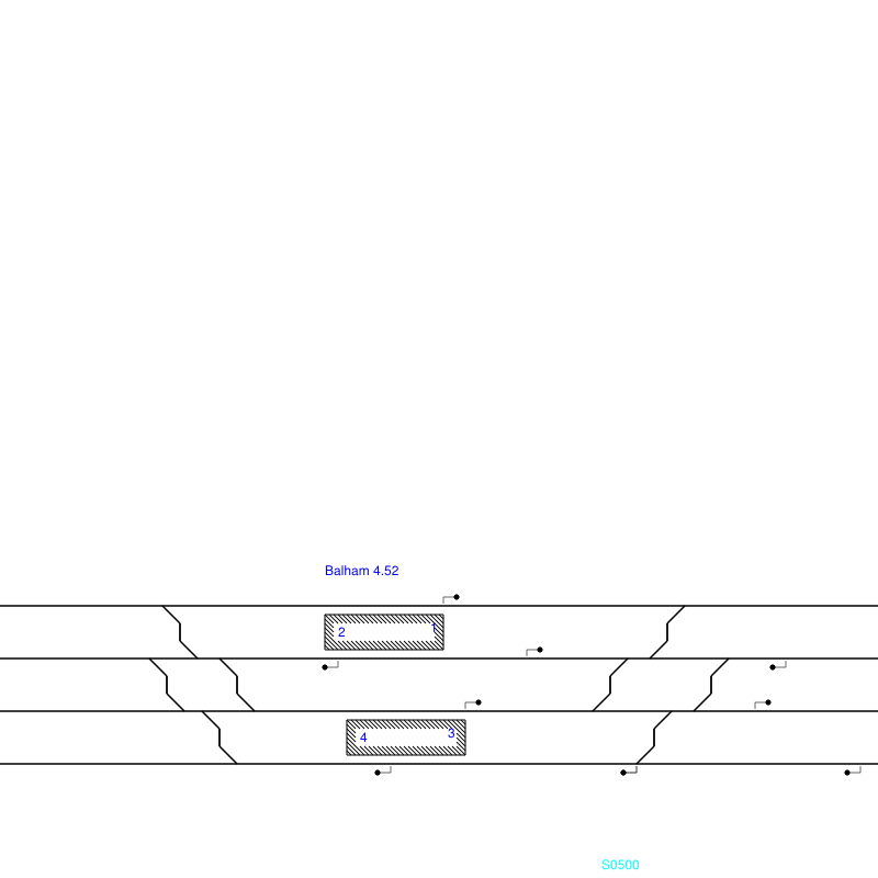 Railway Track Layout for Clapham Junction
