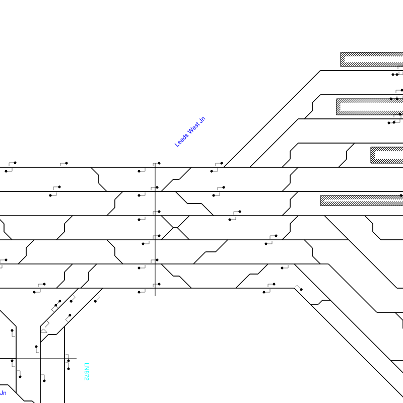 Railway Track Layout for Leeds