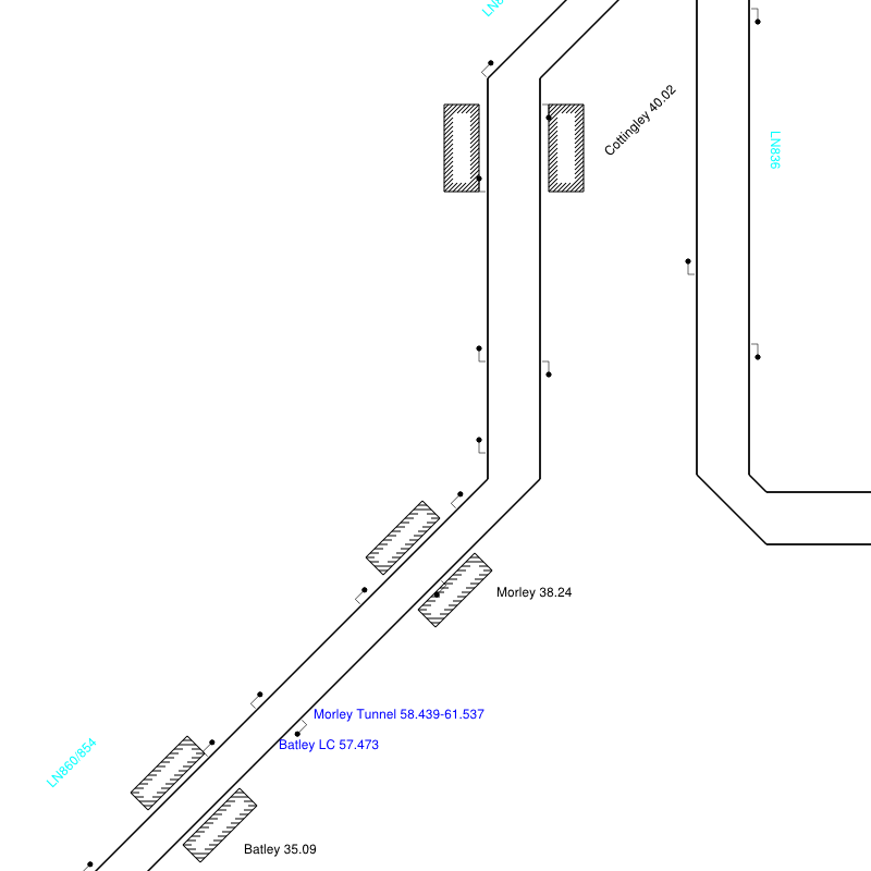 Railway Track Layout for Leeds