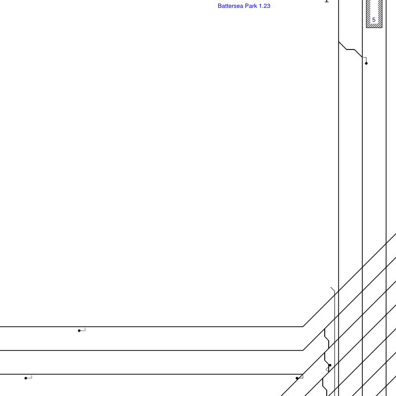 Railway Track Layout for Clapham Junction