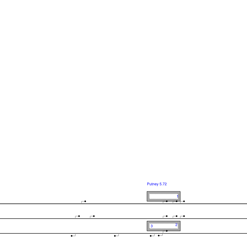Railway Track Layout for Clapham Junction