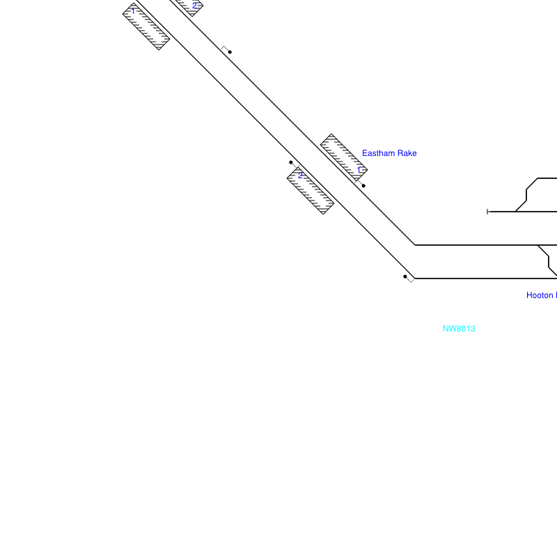 Railway Track Layout for Chester
