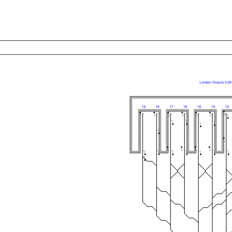 Railway Track Layout for Paddington