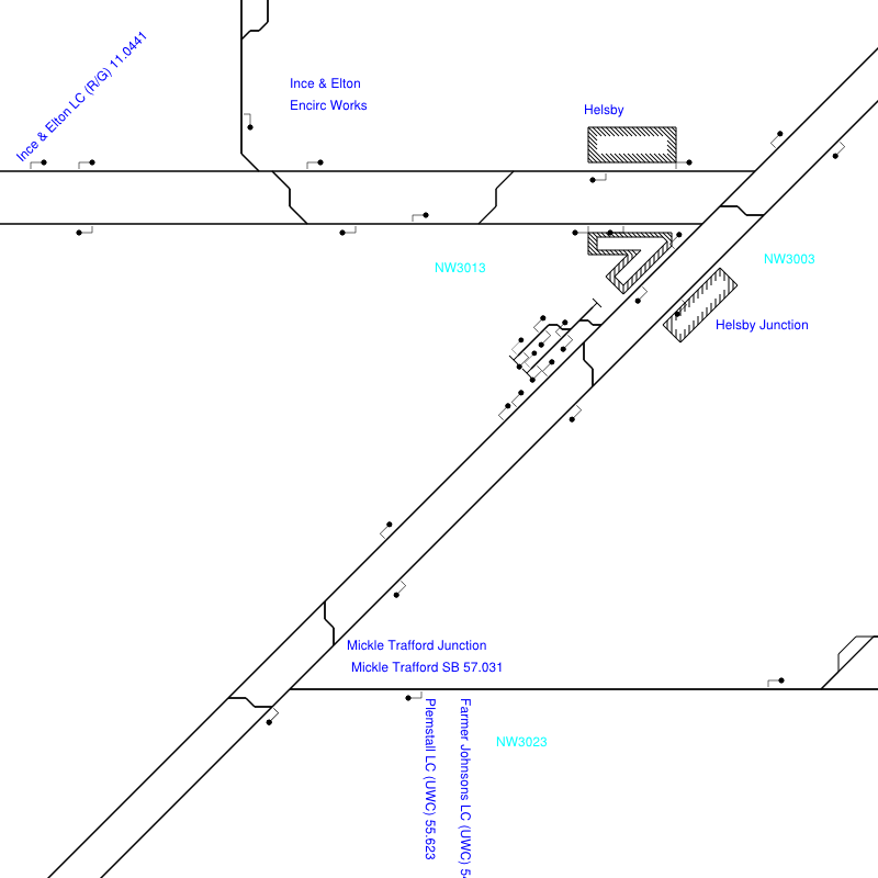 Railway Track Layout for Chester
