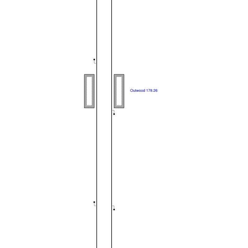 Railway Track Layout for Wakefield Westgate